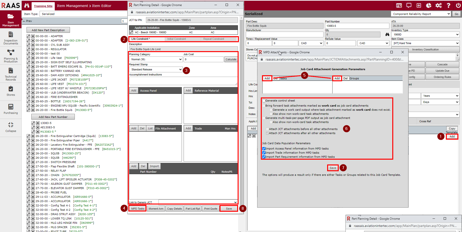 APPLICABLE INSTALLATION